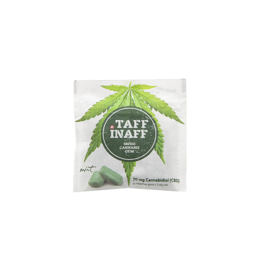 Chewing Gum TAFF INAFF 70mg CBD - Kahna Queen